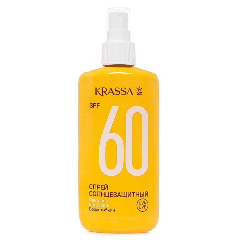 КРАССА спрей солнцезащитный SPF 60 150 мл – купить c доставкой до аптеки | «Фарминторг»