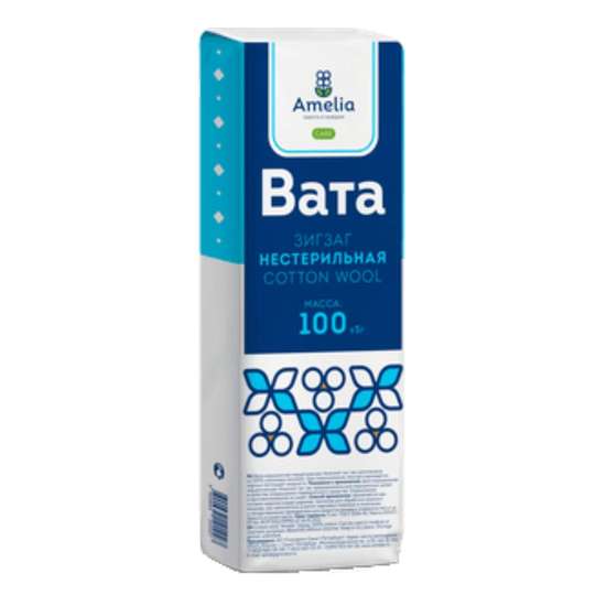 Вата хирургическая Зигзаг 100 г нестерильная – купить c доставкой до ...